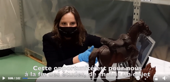 La restauration de la statuette de Thérèse Figueur