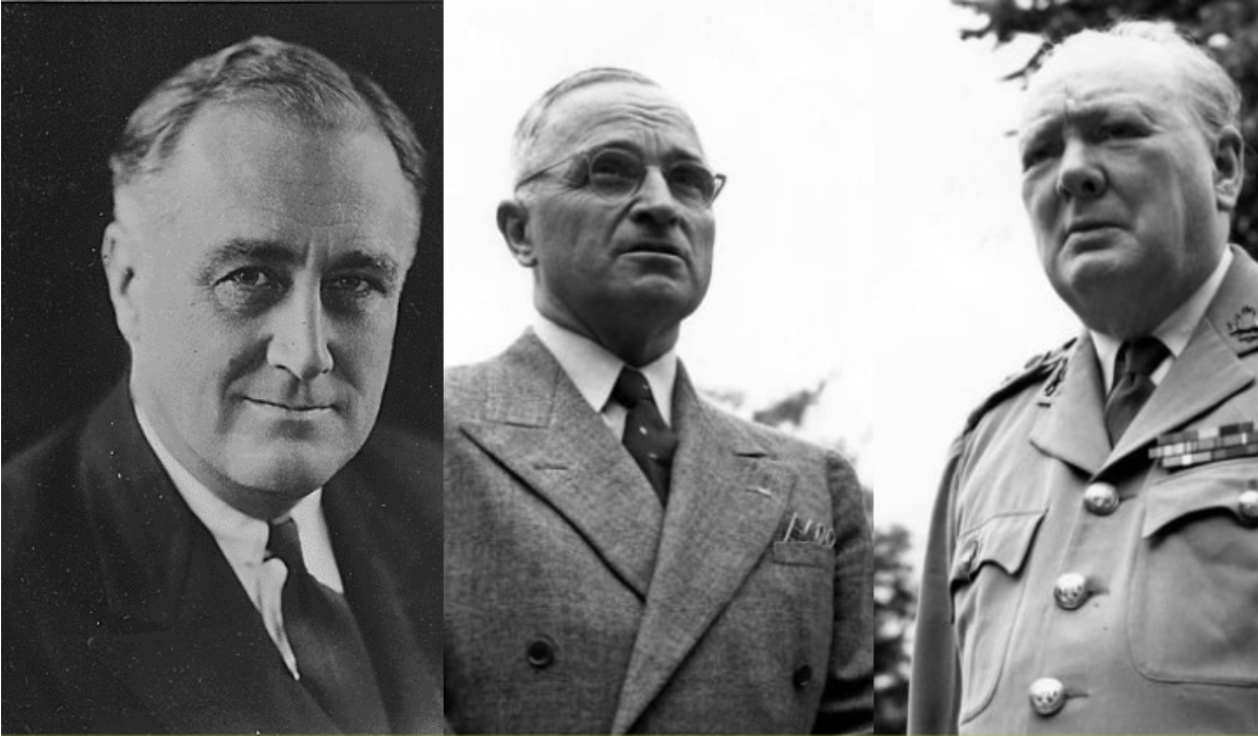 Conférence : Churchill, Roosevelt et Truman en 1945