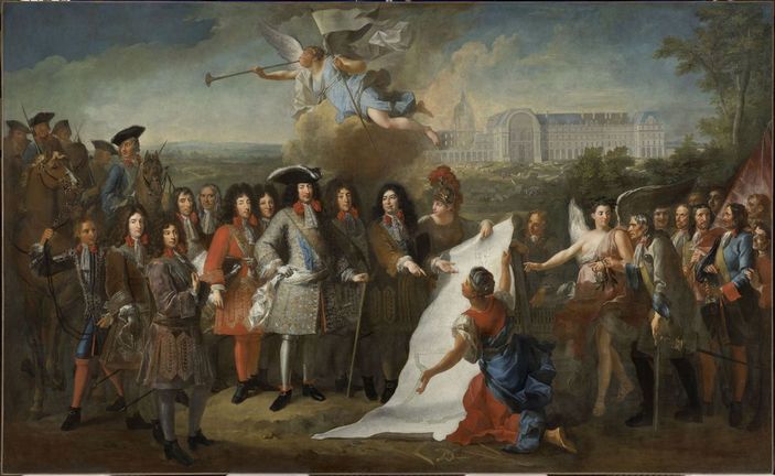La restauration de l'œuvre grand format de Dulin - Musée de l'Armée