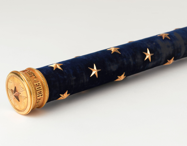 Bâtons de maréchal du maréchal Foch - Musée de l'Armée